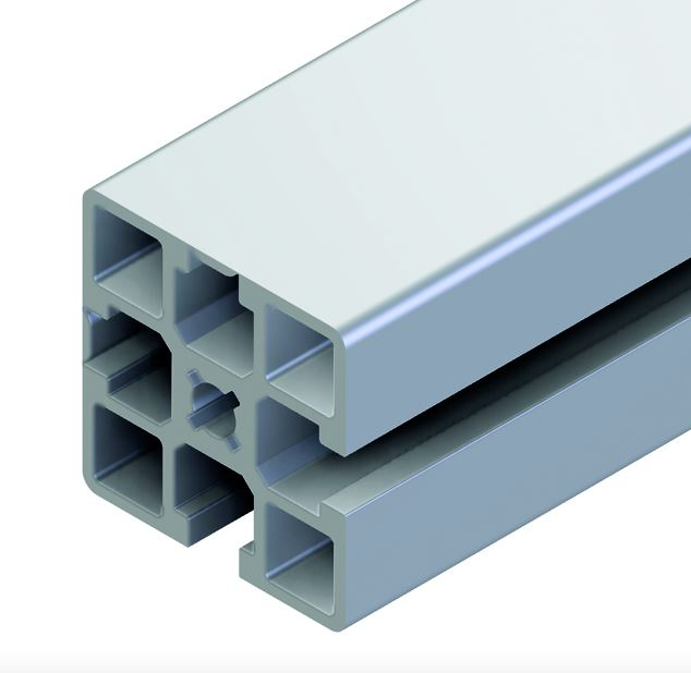 20.1072/0 Profilé aluminium 45x45 2G rainure 8mm MiniTec | Difluid
